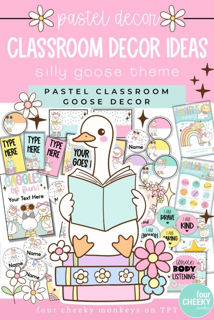 Goose Theme Classroom Decor Ideas! - four cheeky monkeys