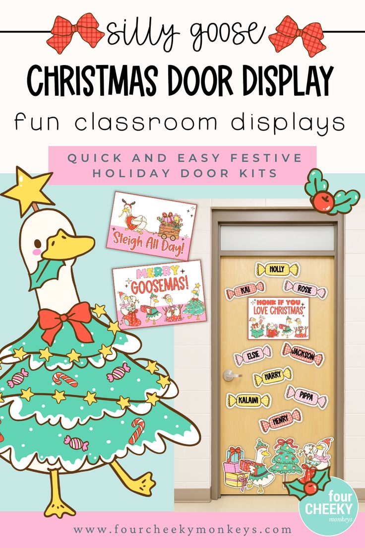 From Fall to Festive: Silly Goose Classroom Door & Bulletin Board Ideas ...